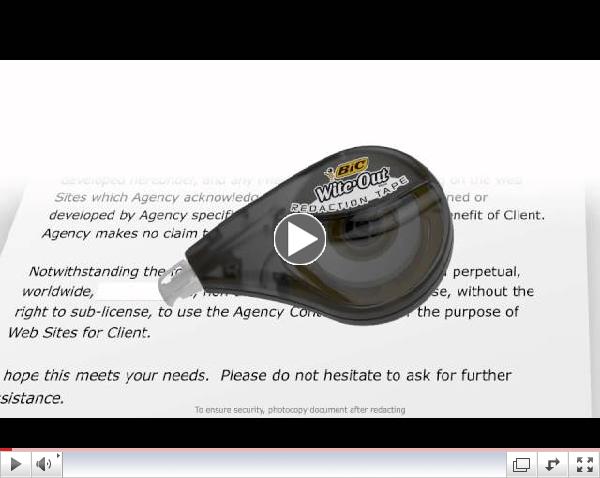BIC® Wite-Out® Brand Redaction Tape