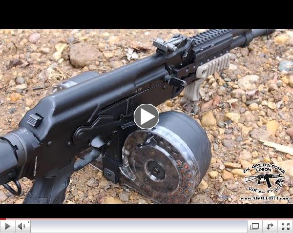 AK 95 rds Drum Magazine Review - First Impressions