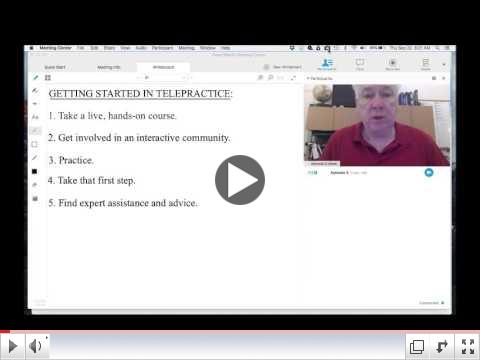 Telepractice Certification Community - September 2016